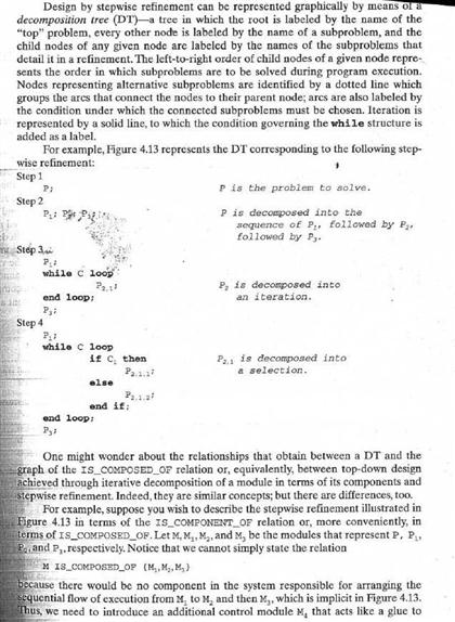 Describe the stepwise refinement of the | Chegg.com