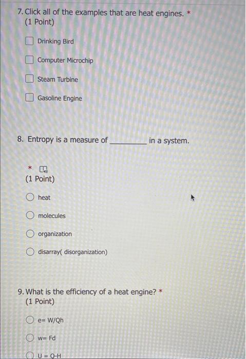 Solved 4. Which sentence best explains how heat transfers? * | Chegg.com