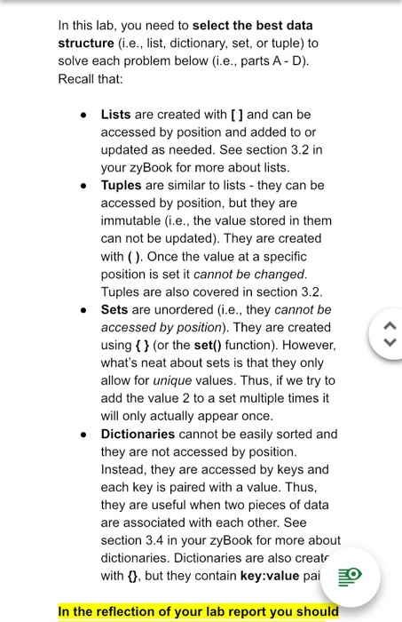 Solved Part A: Create a data structure that stores the | Chegg.com