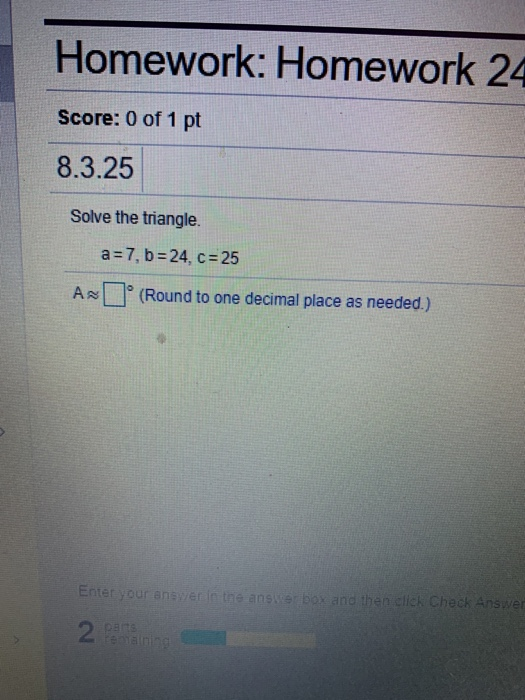Solved Homework: Homework 24 Score: 0 of 1 pt 8.3.25 Solve | Chegg.com