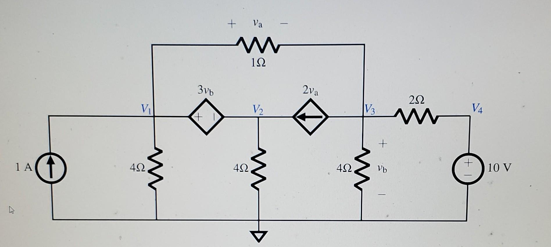 Solved Figure 2.1.1: Circuit for nodal analysis On this and | Chegg.com