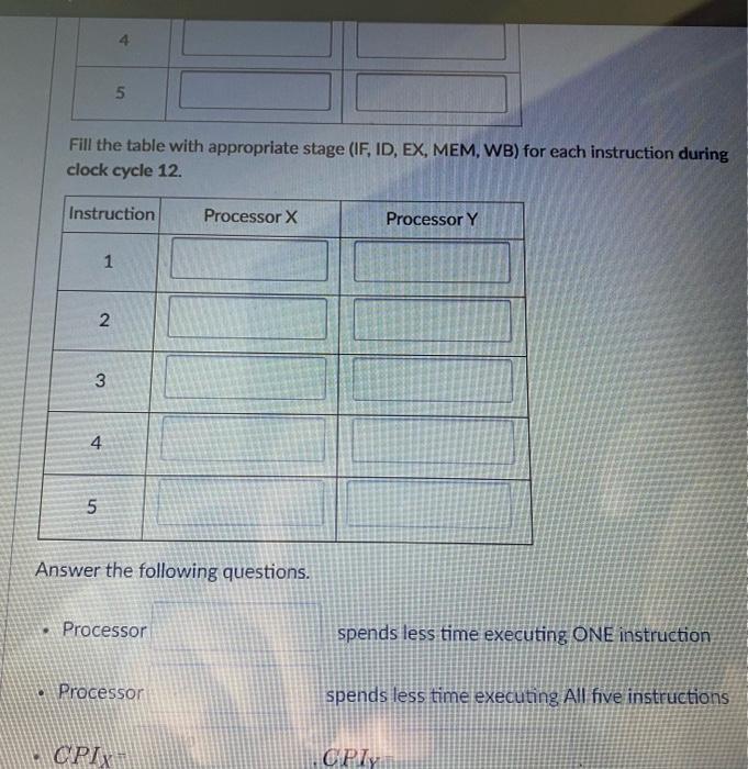 Solved Consider the following two processors, processor X is | Chegg.com