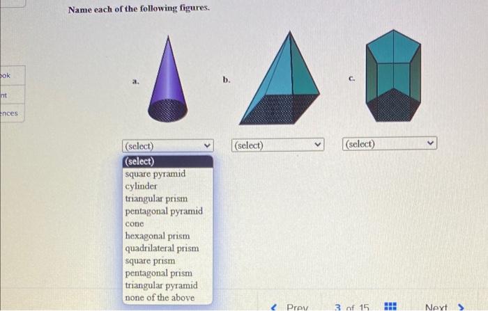 Solved Which of these figures is a polyhedron? a. b. Figure | Chegg.com