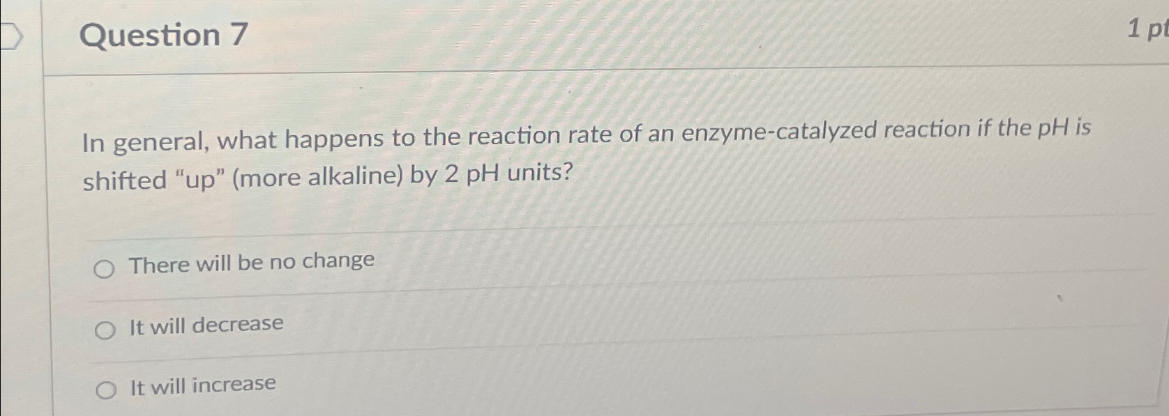 Solved Question 7In general, what happens to the reaction | Chegg.com