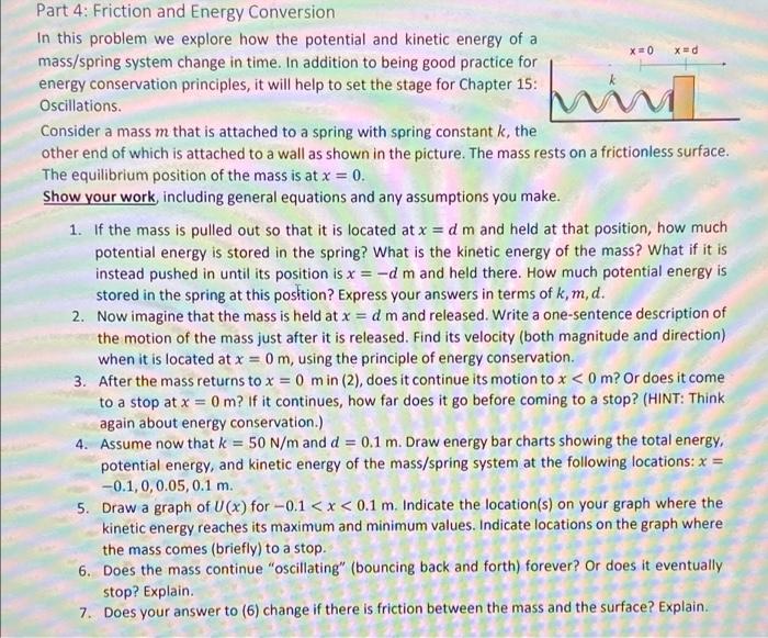Solved in this problem we explore how the potential and | Chegg.com