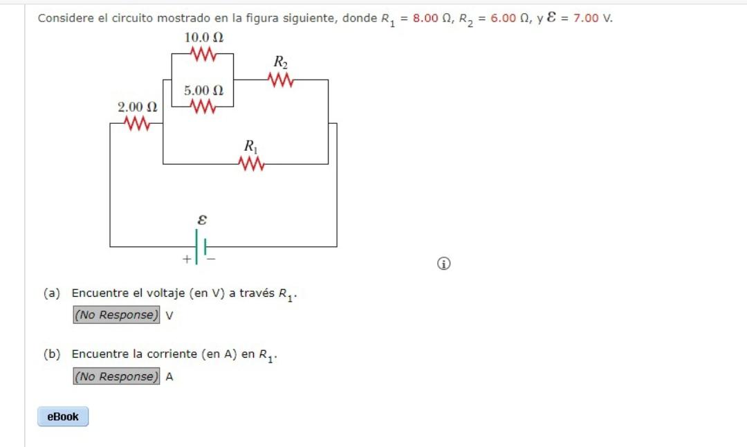 Solved Considere el circuito mostrado en la figura | Chegg.com