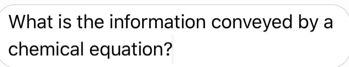 Solved What is the information conveyed by a chemical | Chegg.com