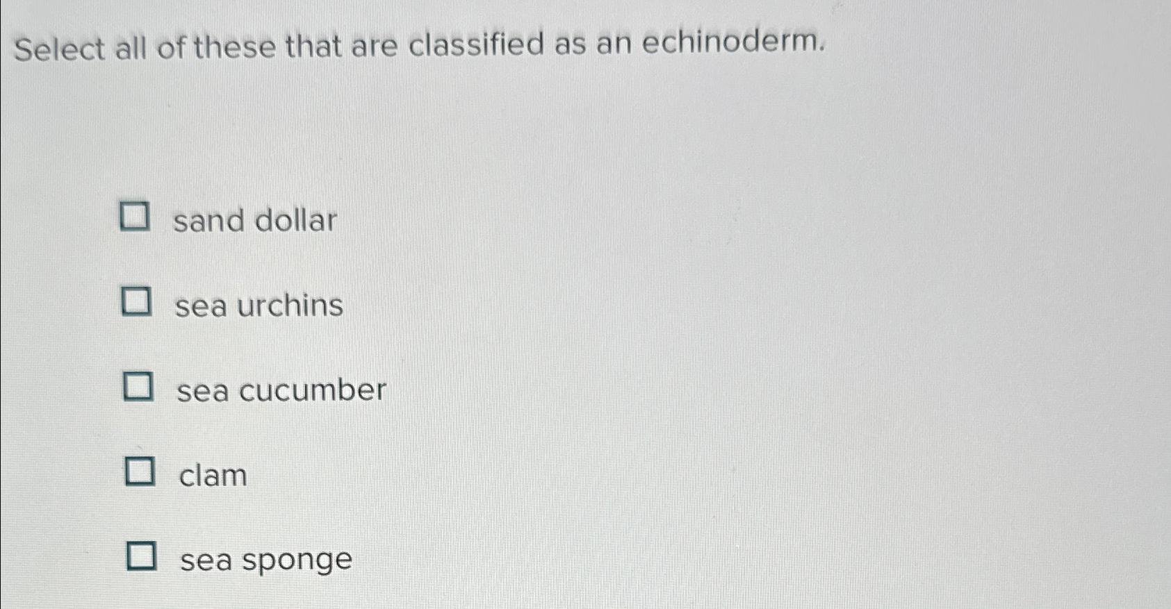 Solved Select all of these that are classified as an | Chegg.com