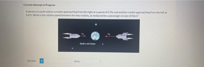 Solved A person on earth notices a rocket approaching from | Chegg.com