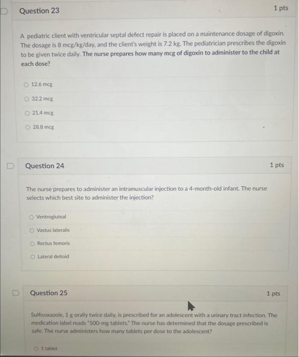Solved A 40−lb child who is 5 years old has an order for | Chegg.com