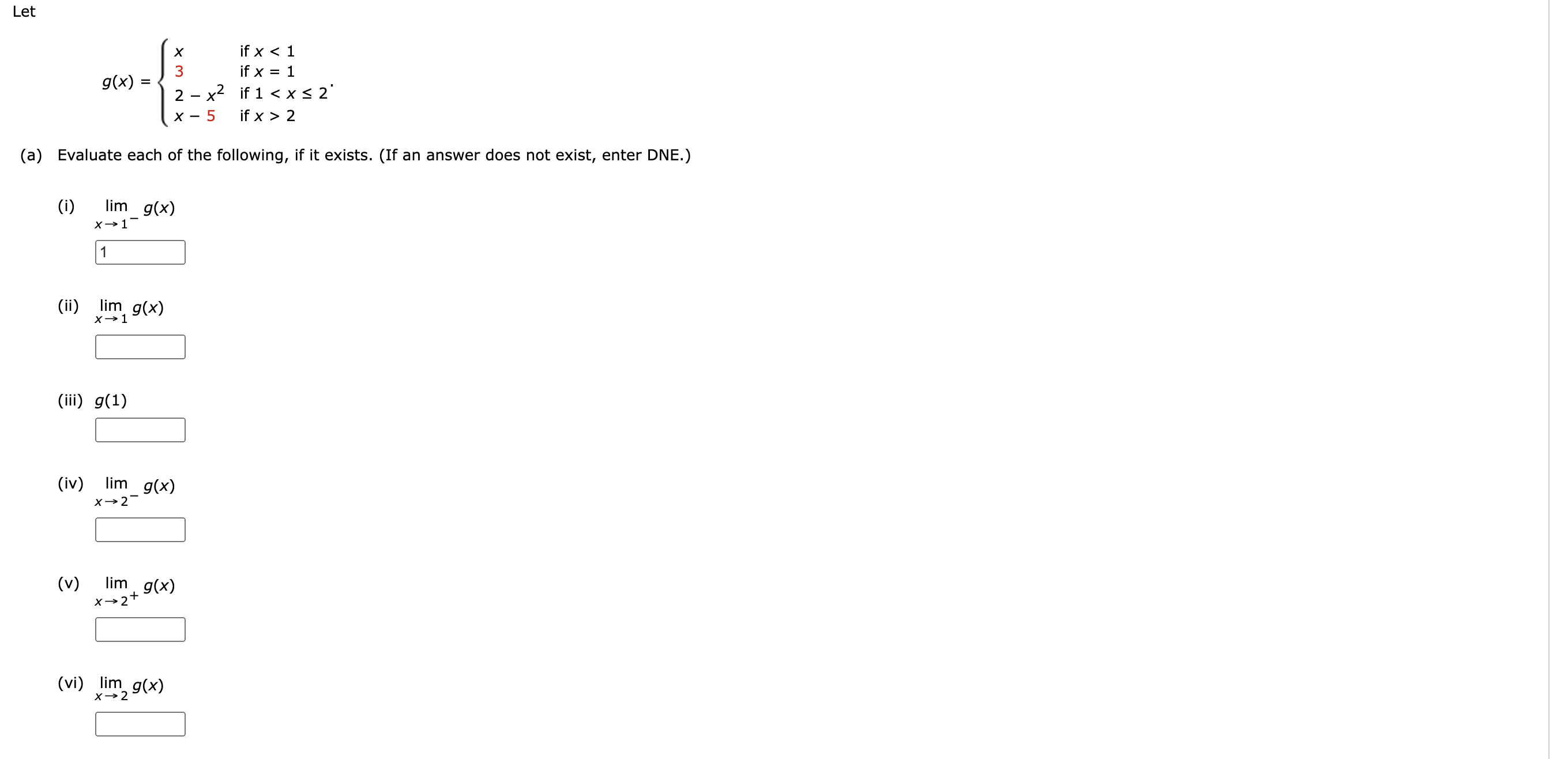 Solved Letg(x)={x if x