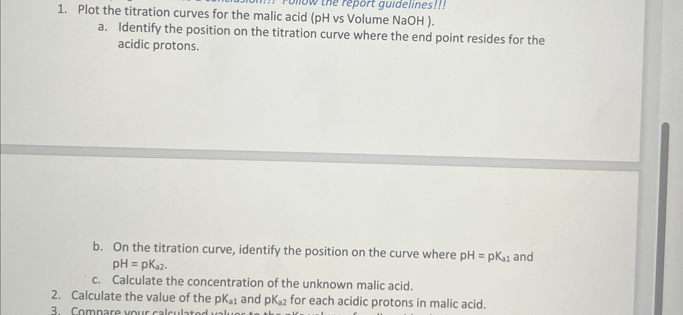 Solved Plot the titration curves for the malic acid ( pH ﻿vs | Chegg.com