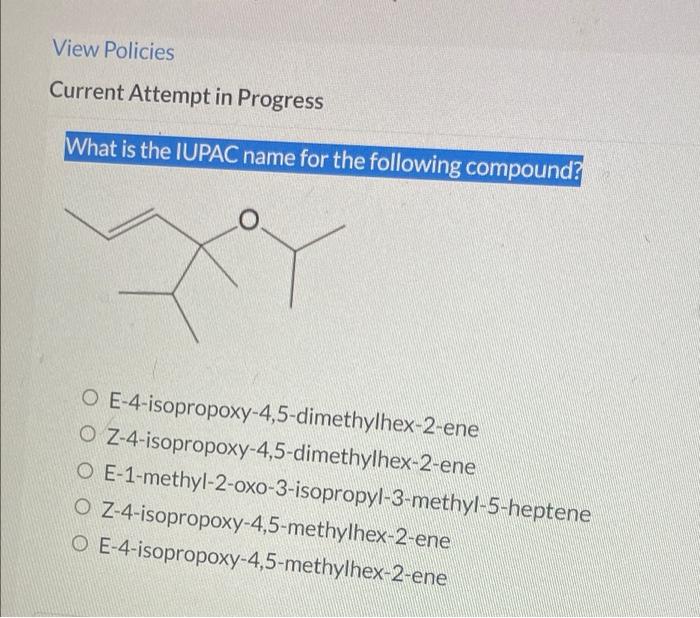 Solved View Policies Current Attempt in Progress What is the | Chegg.com