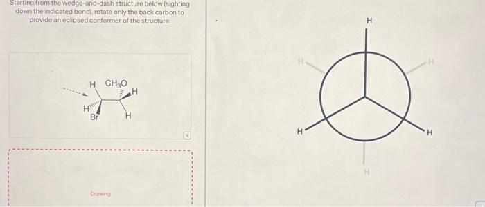 Solved starting from the wedge – structure below rotate only | Chegg.com