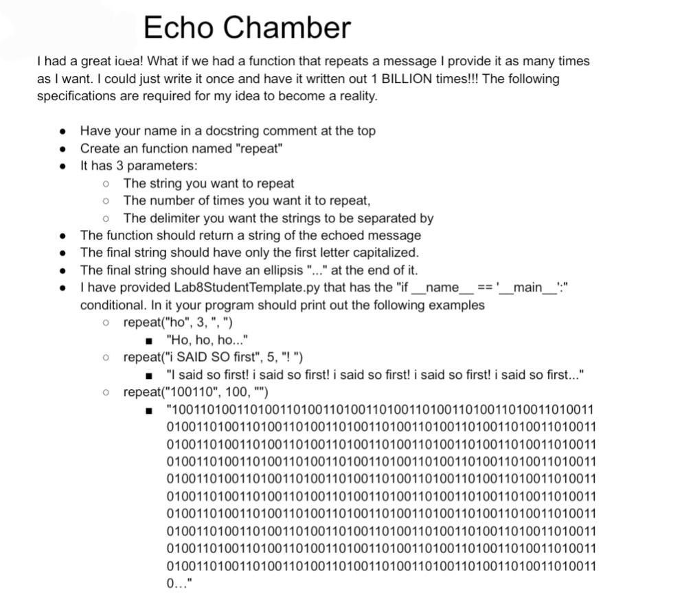 Solved I Had A Great Idea What If We Had A Function That 9108