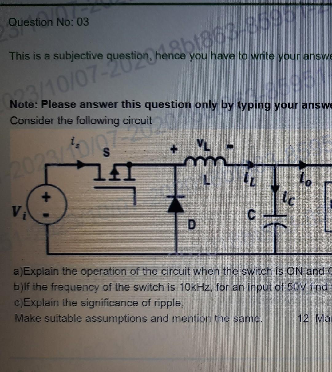 This is a subjective question, hence you have to | Chegg.com