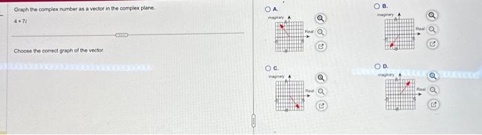 Solved Graph the complex number as a vector in the complex | Chegg.com
