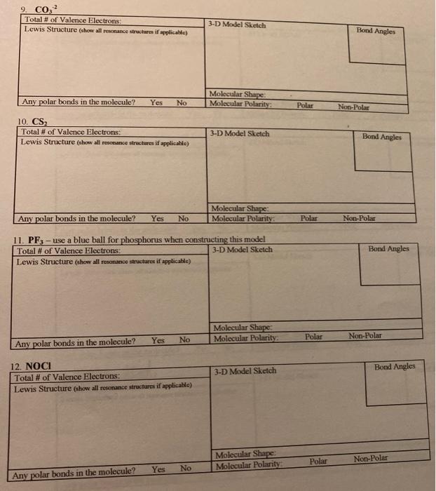 Solved 3. Sil4 - use a black ball for silicon when | Chegg.com