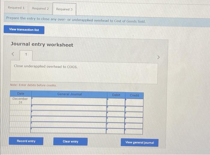 Solved Exercise 19-26 (Algo) Computing applied overhead and | Chegg.com