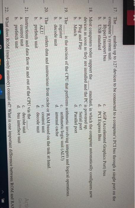 Solved ee IAPTER 2 CLASSWORK 1. The process of representing | Chegg.com