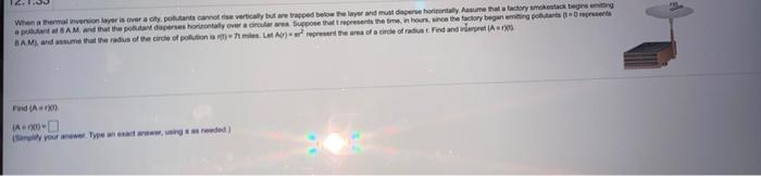 Solved When thermal inversion layer is over a city parts | Chegg.com