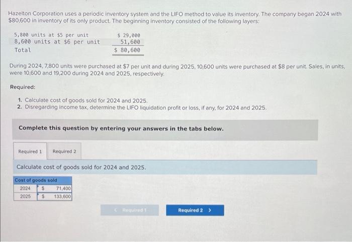 Solved Hazelton Corporation uses a periodic inventory system | Chegg.com