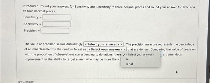 Solved ) Compute the values of accuracy, sensitivity, | Chegg.com