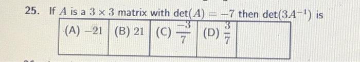 Solved f(A)=−7 | Chegg.com