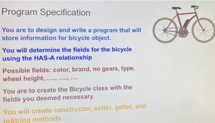 Solved Program Specification You are to design and write a | Chegg.com