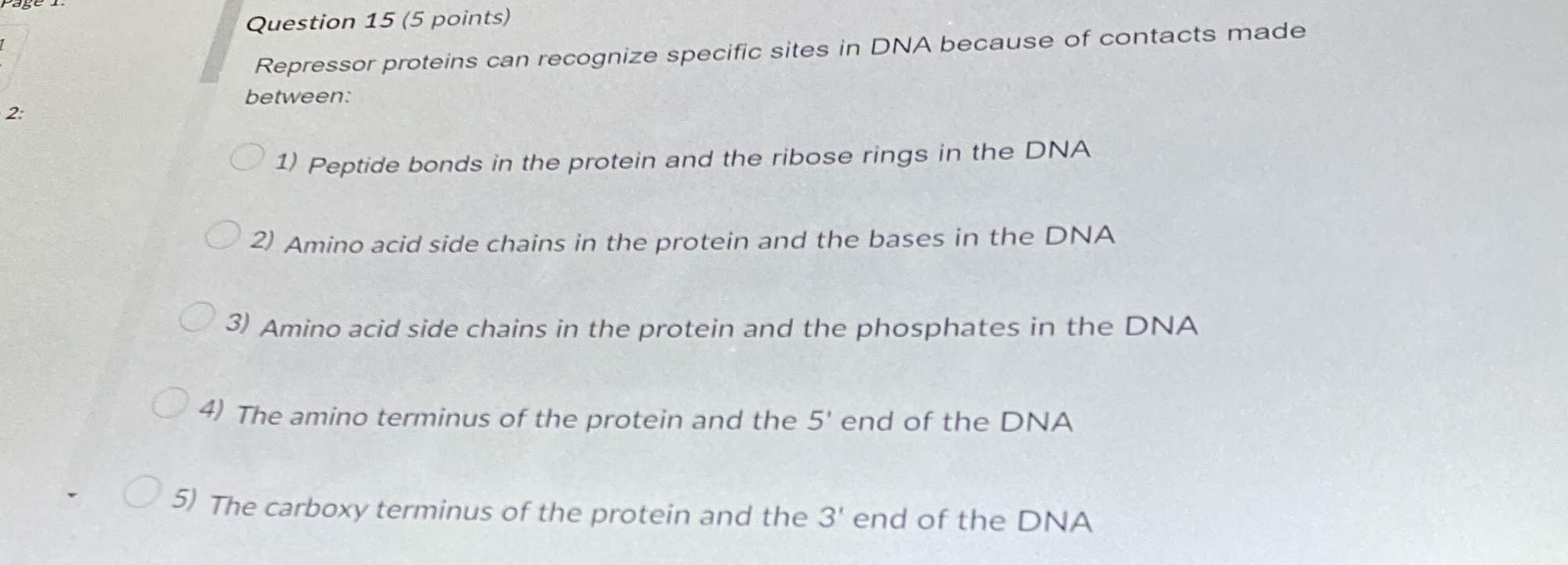 Solved Question 15 (5 points)Repressor proteins can | Chegg.com Solved Question 15 (5 points)Repressor proteins can | Chegg.com