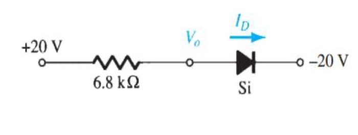 Solved determine the level of VO and ID for the following | Chegg.com Solved determine the level of VO and ID for the following | Chegg.com