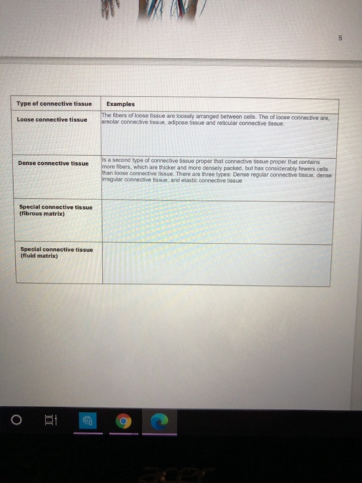 Solved 2. Next, explore Module 4.6 Connective Tissue to | Chegg.com