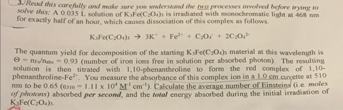 Solved 3. Read this carefully and make sure you understand | Chegg.com