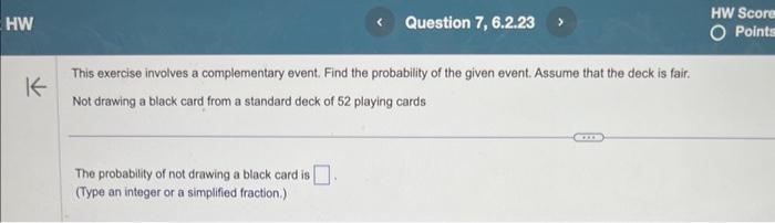 Solved This exercise involves a complementary event. Find | Chegg.com