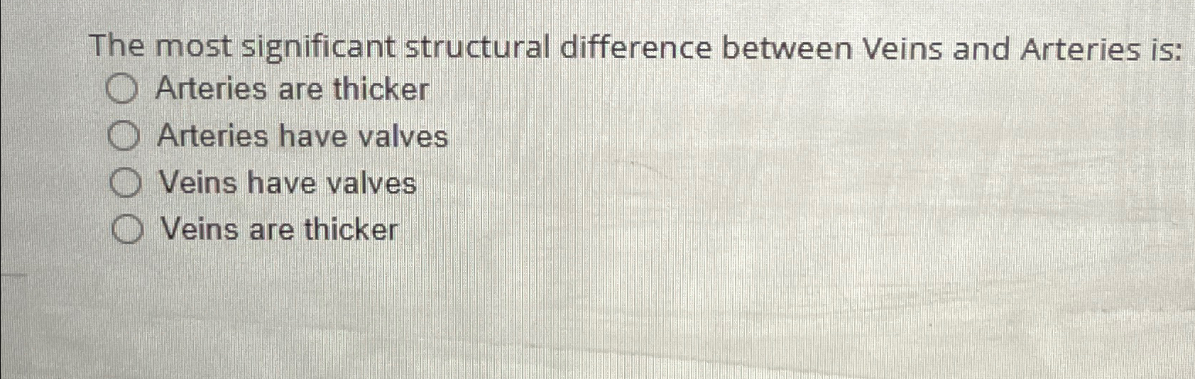 Solved The most significant structural difference between | Chegg.com