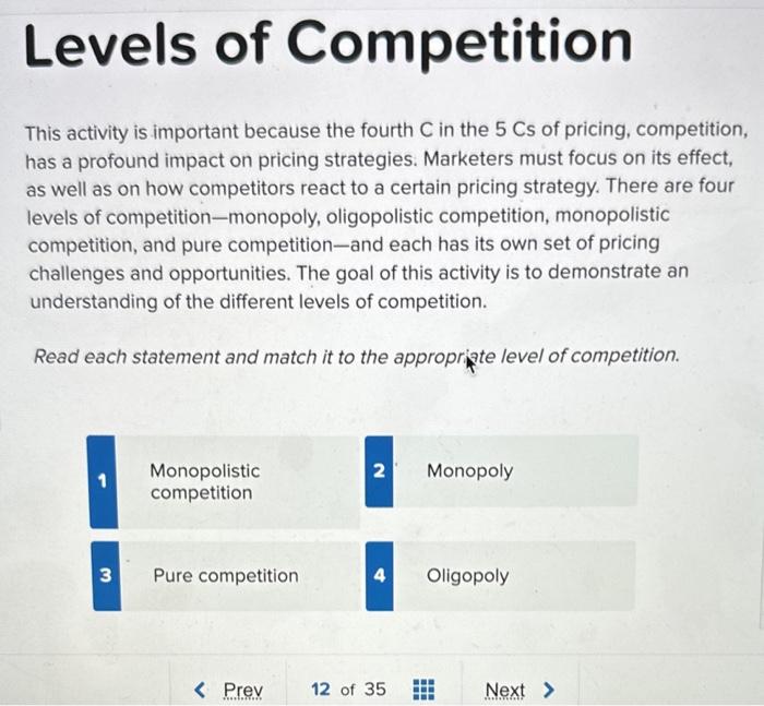 This activity is important because the fourth C in | Chegg.com