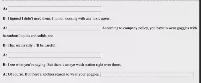 Speaking 8 With a partner, act out the roles below | Chegg.com