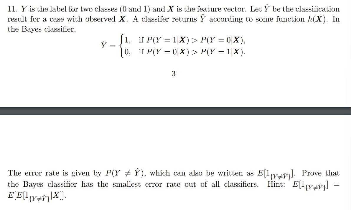 Solved Y is the label for two classes (0 ﻿and 1) ﻿and X is | Chegg.com