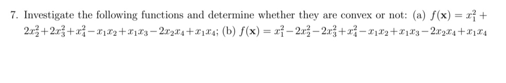 Solved Investigate the following functions and determine | Chegg.com