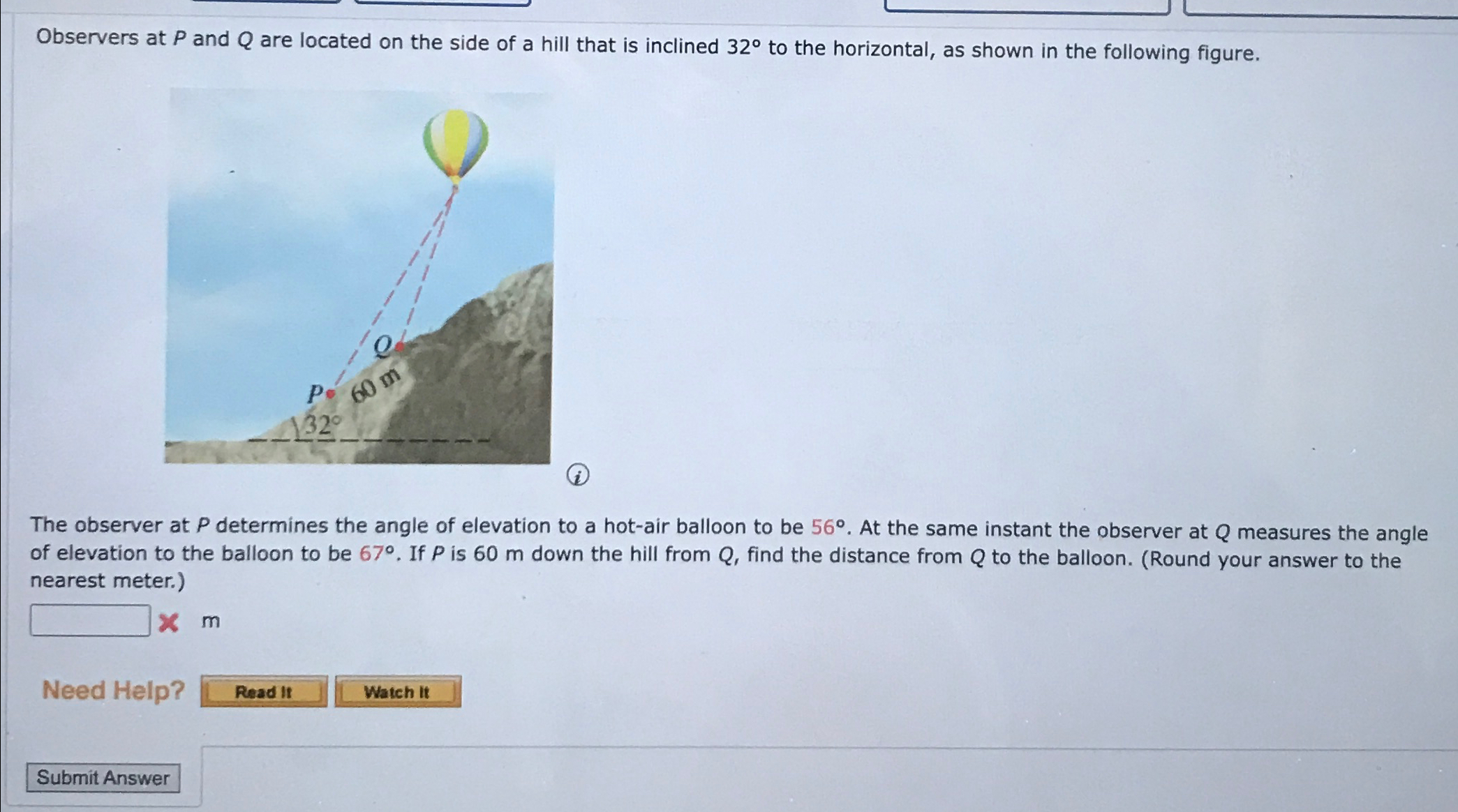 Solved Observers at P ﻿and Q ﻿are located on the side of a | Chegg.com