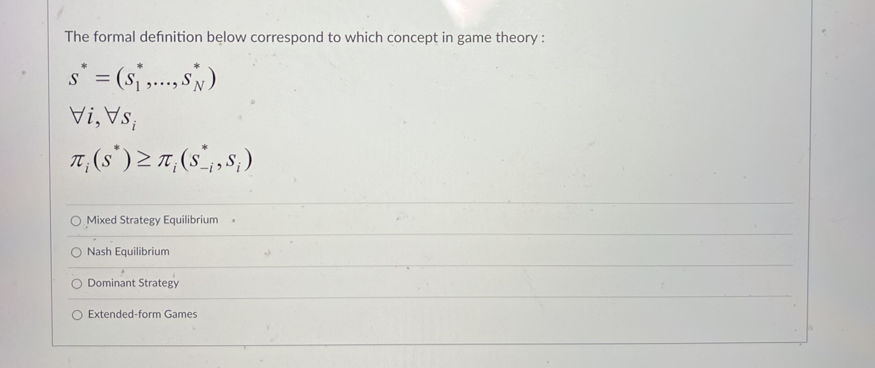 Solved The formal definition below correspond to which | Chegg.com