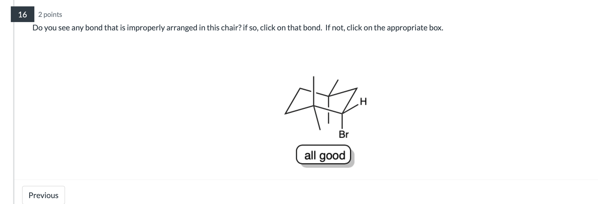 Solved Do you see any bond that is improperly arranged in | Chegg.com