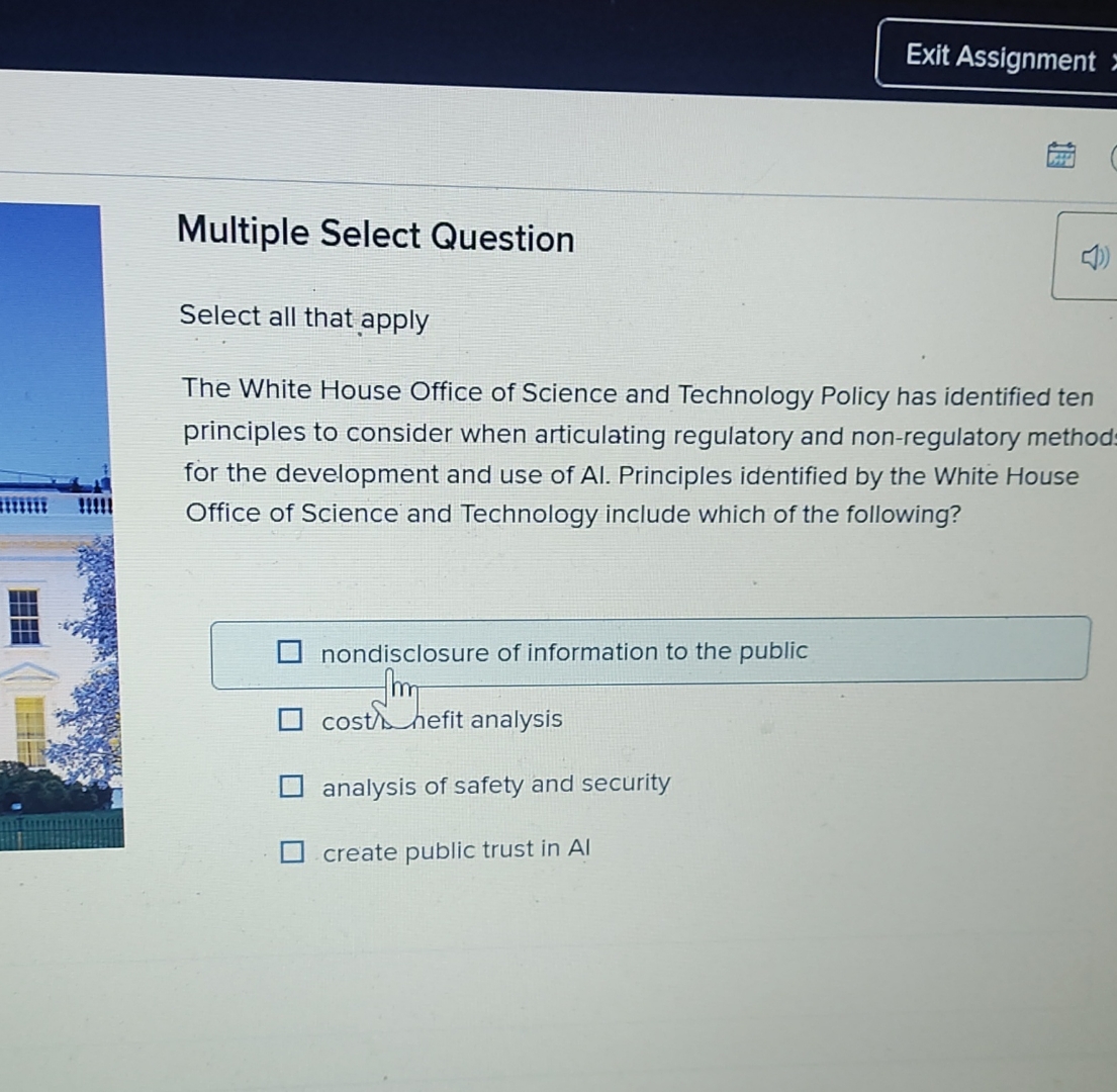 Solved Exit Assignmentmultiple Select Questionselect All 