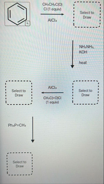 Solved Draw the products of the three step reaction sequence | Chegg.com