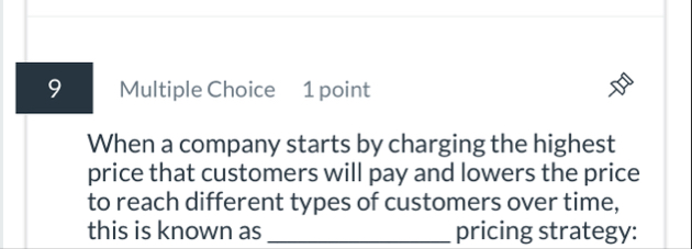 Solved Multiple Choice 1 ﻿pointWhen a company starts by | Chegg.com