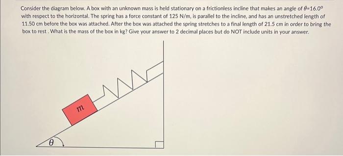 Solved Consider the diagram below. A box with an unknown | Chegg.com