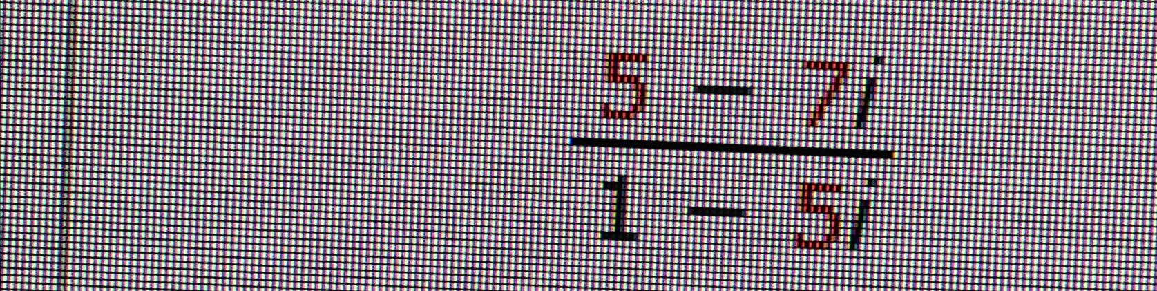 Solved 5-7i1-5i | Chegg.com