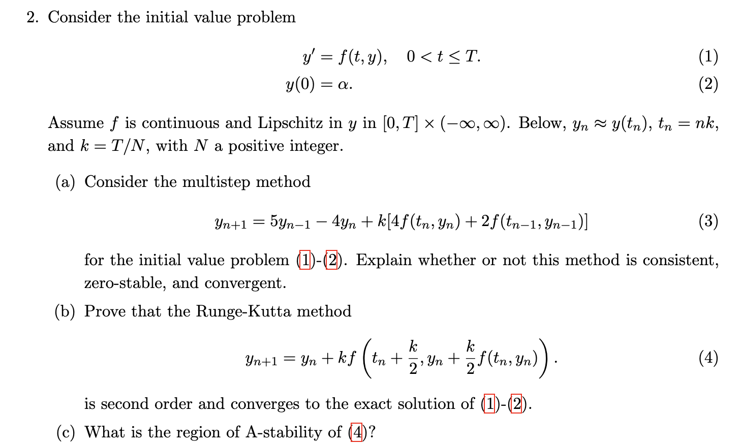 Solved Consider the initial value | Chegg.com