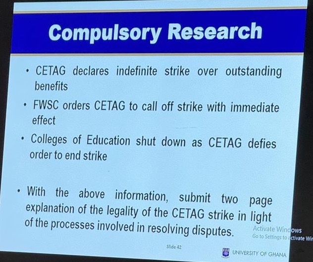 Compulsory ResearchCETAG declares indefinite strike | Chegg.com