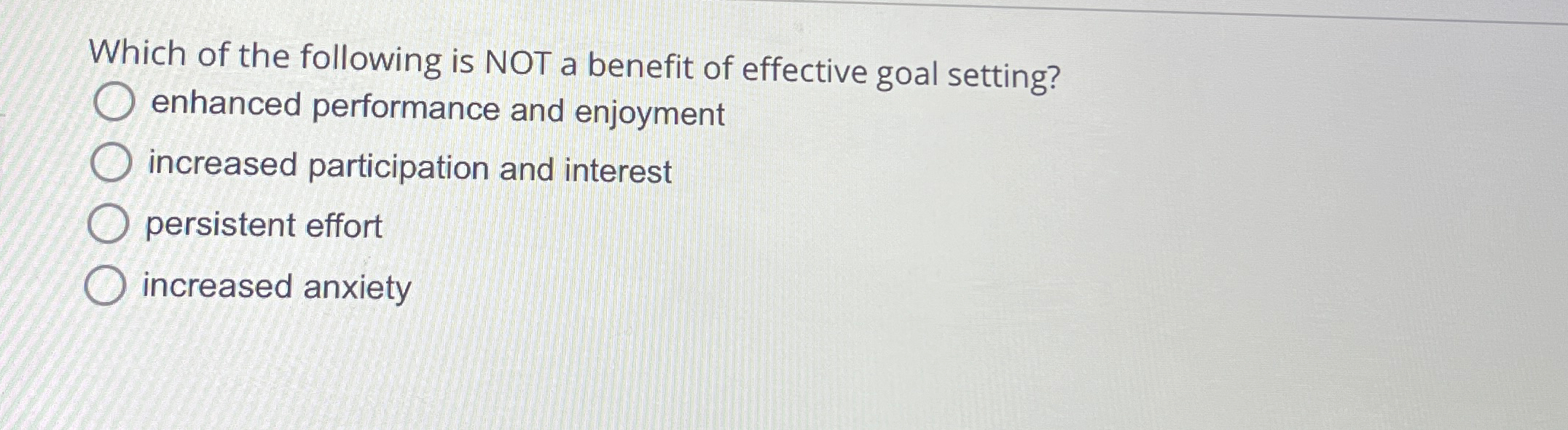 Solved Which of the following is NOT a benefit of effective | Chegg.com